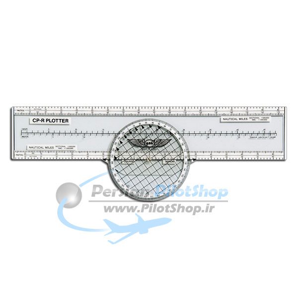 خط کش پرواز Rotating Plotter ASA Aviation Rotating Plotter - فروشگاه خلبانی پرشین
